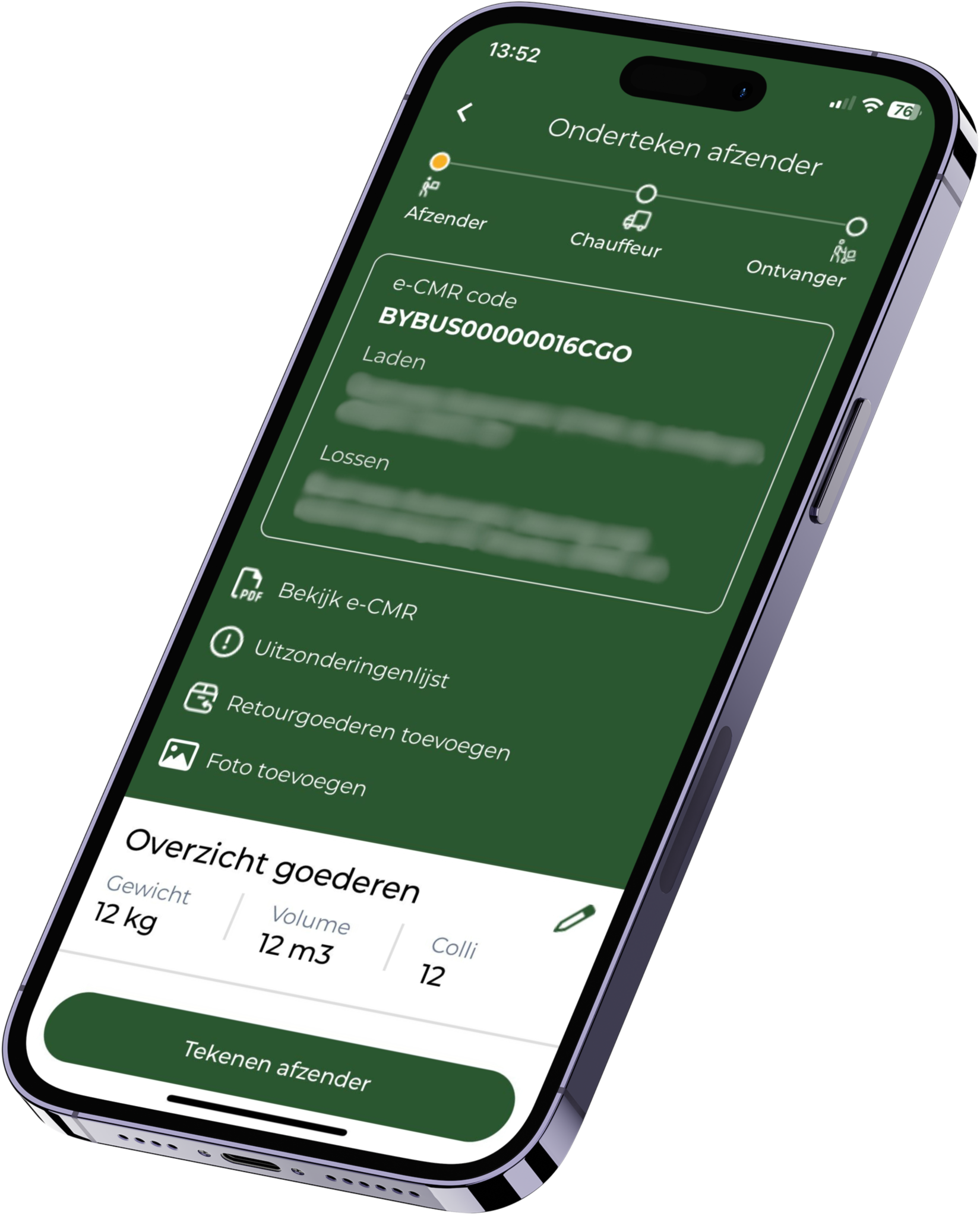 Collect + Go | e-CMR | Digitization of consignment notes